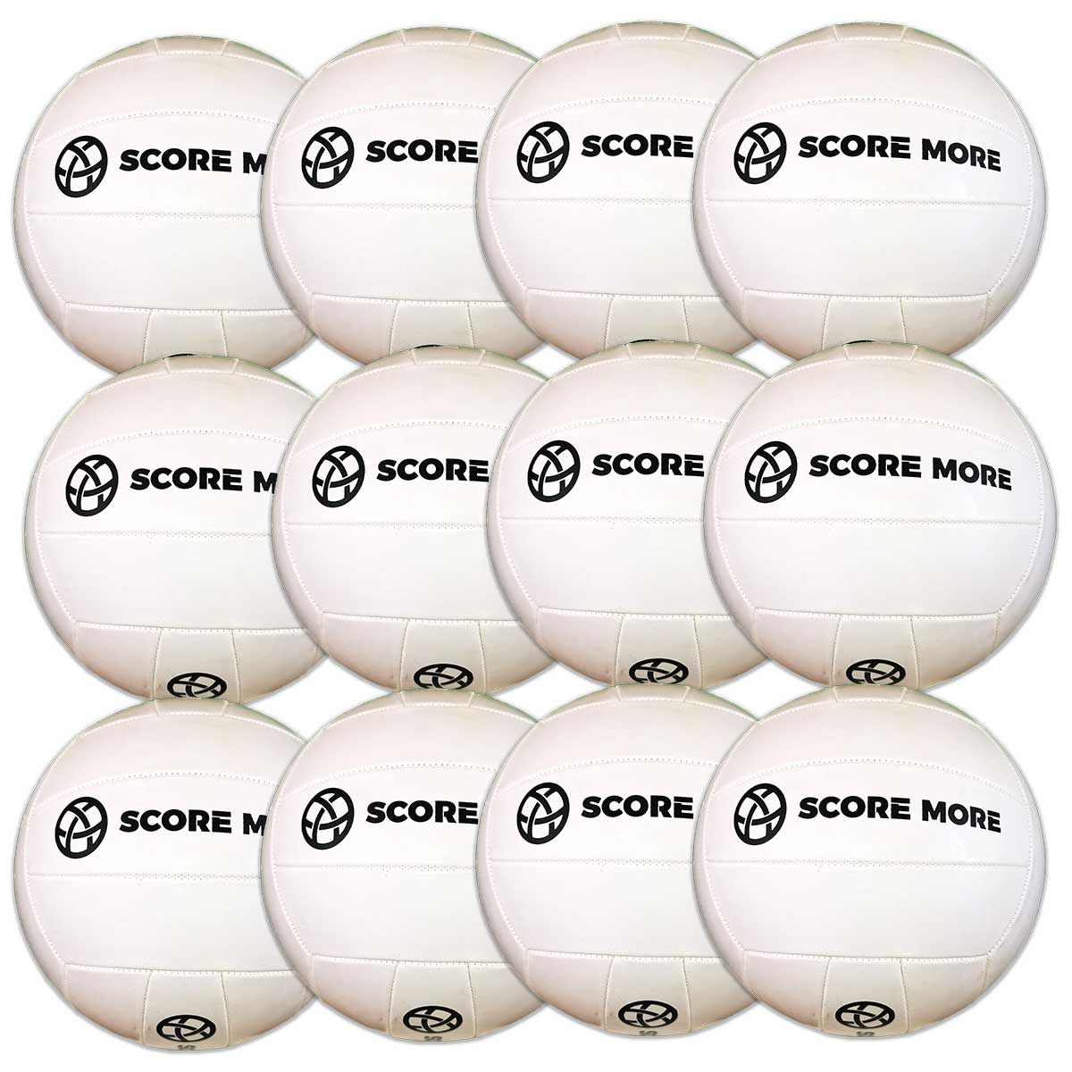 Gaelic Football Trainer Size 5 White 12 Pack 70% recycled rubber ...
